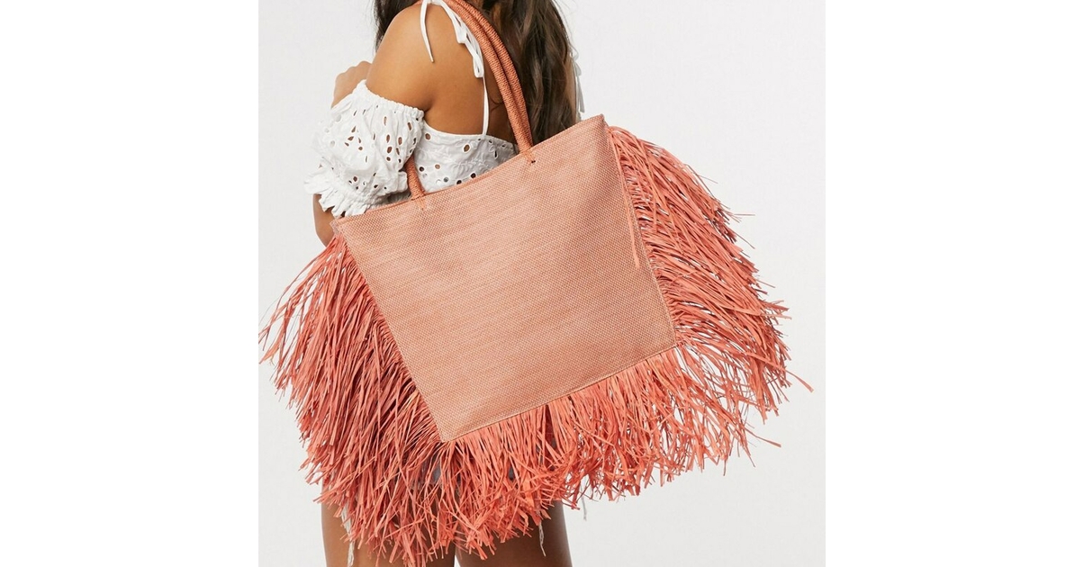 Sac de plage en raphia - CAPSULE SAINT TROPEZ - INTEMPOREL'S By Azur Nacré