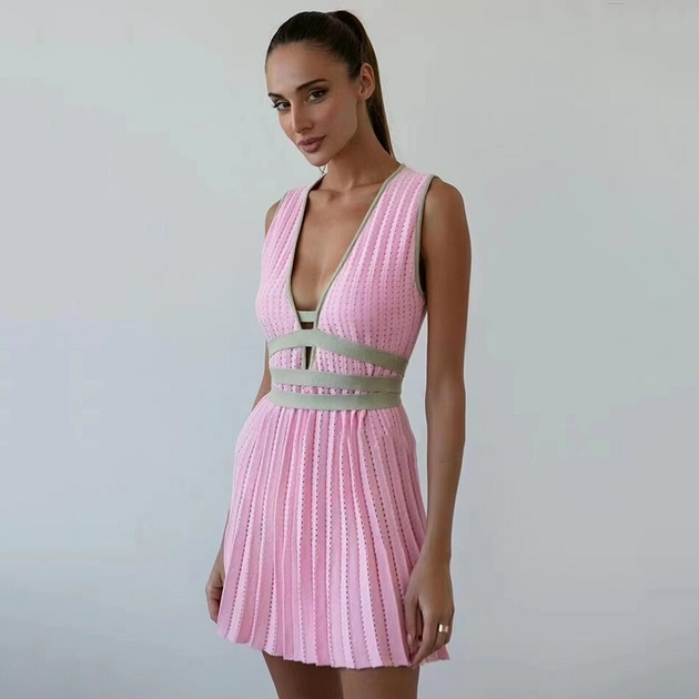 Mini robe plissée - CAPSULE SAINT TROPEZ - INTEMPOREL'S By Azur Nacré