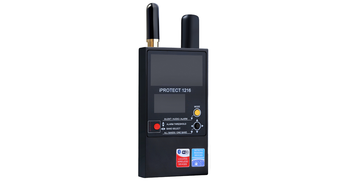 Detector de radiofrecuencia IProtect - Europe Connection