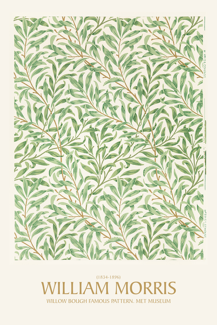 affiche fleurs vintage William Morris - Poster mural fleurs