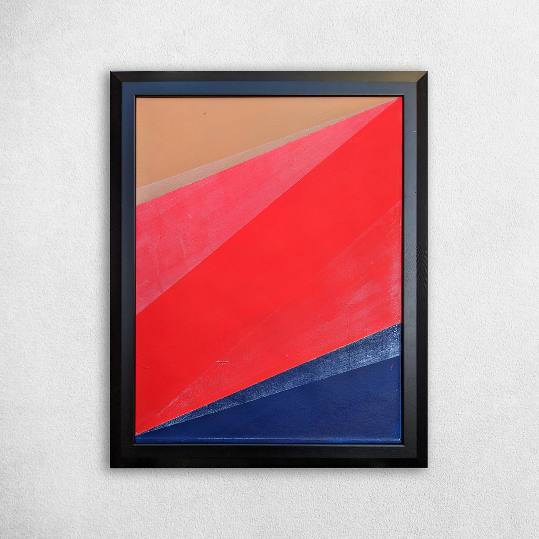 Peinture abstraite moderne - Tableaux originaux colorés - Color Block