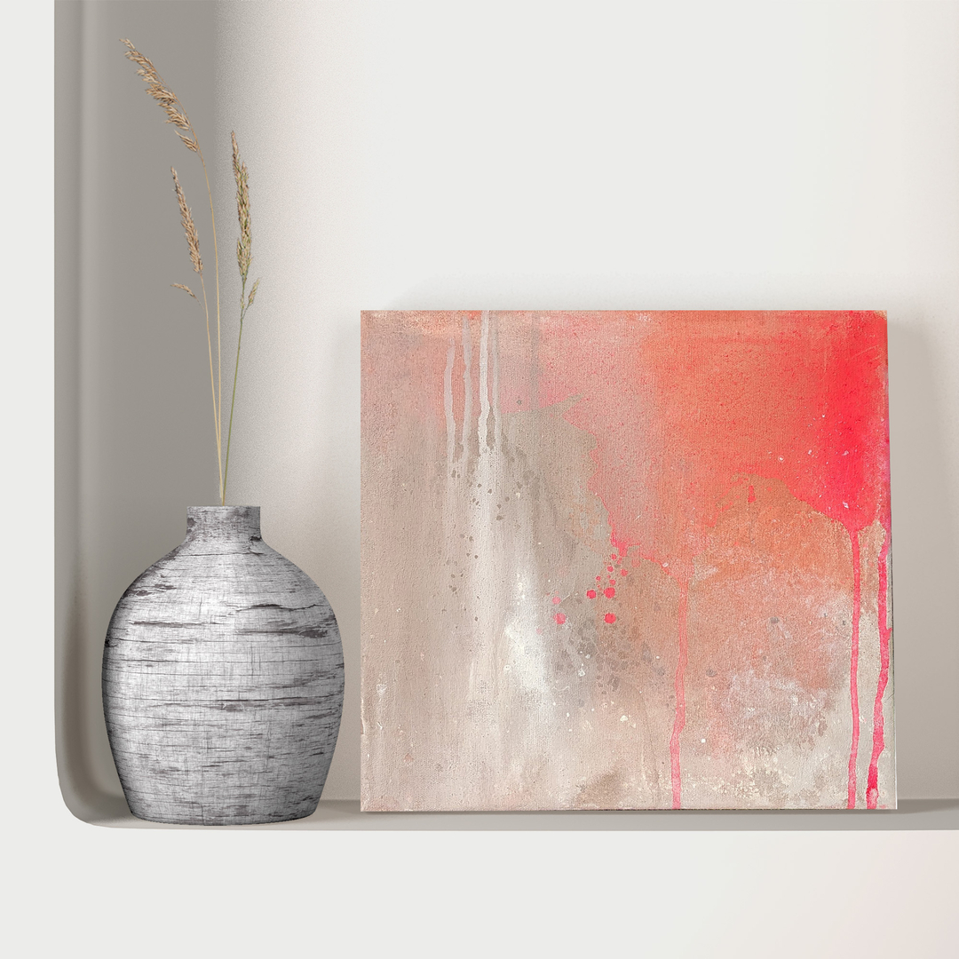 Tableau décoration moderne, Peinture sur toile fait main abstrait