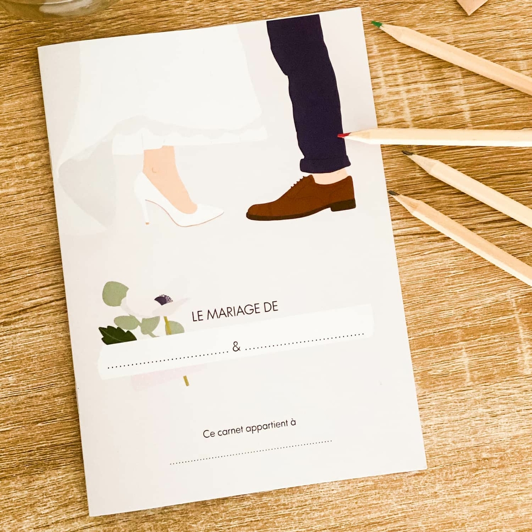 livret d’activité pour les enfants de votre mariage