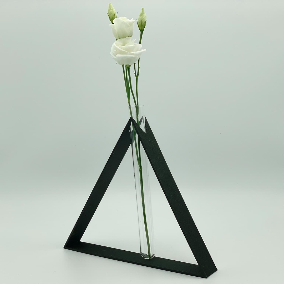Vase Soliflore Triangle - Mais et Copeaux de Bois - GreenPompon