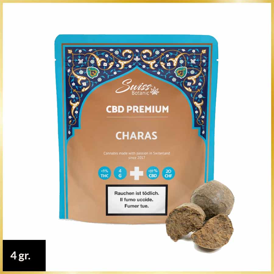 Swiss Botanic - Charas Hash | résine de CBD Suisse