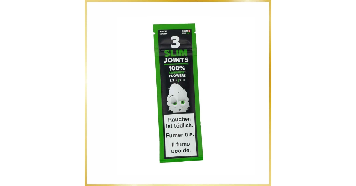 Starbuds - Slim Joints - Fleurs CBD en joint pré-roulés