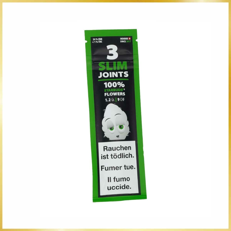 Starbuds - Slim Joints - Fleurs CBD en joint pré-roulés