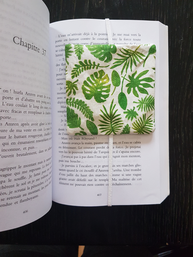 Marque-pages élastique tissu rigide – 2 formats