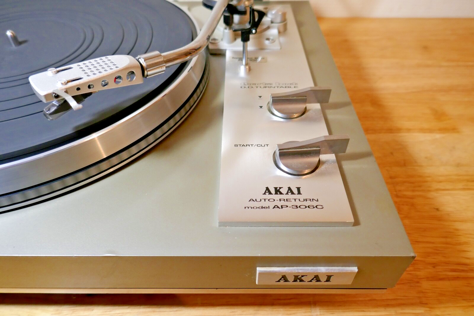PLATINE VINYLE AKAI AUTO RETURN MODEL AP-306C / VINTAGE TURNTABLE HIFI ...