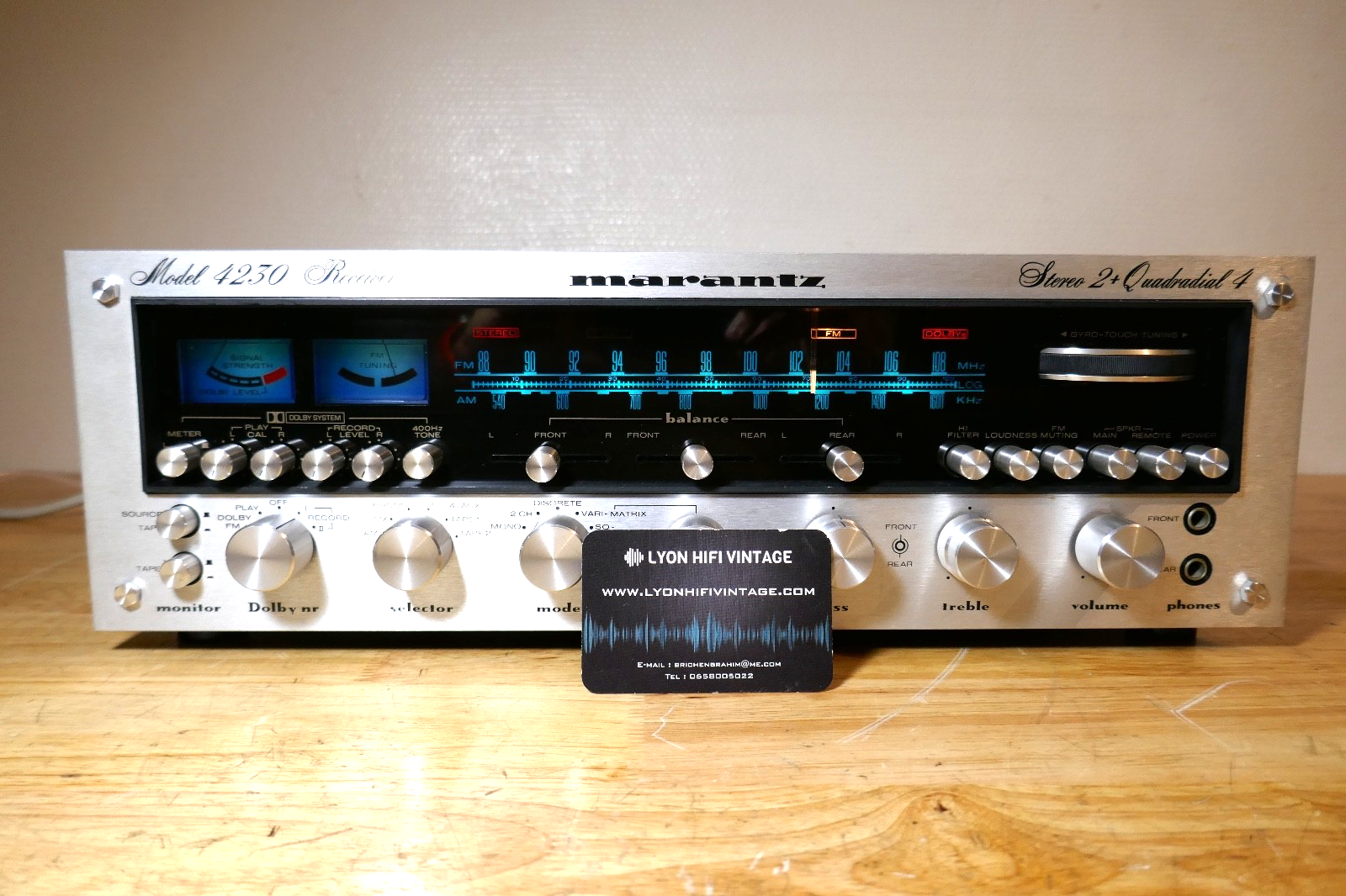 AMPLIFICATEUR MARANTZ MODEL 4230 RECEIVER STEREO QUADRADIAL 4 VINTAGE ...
