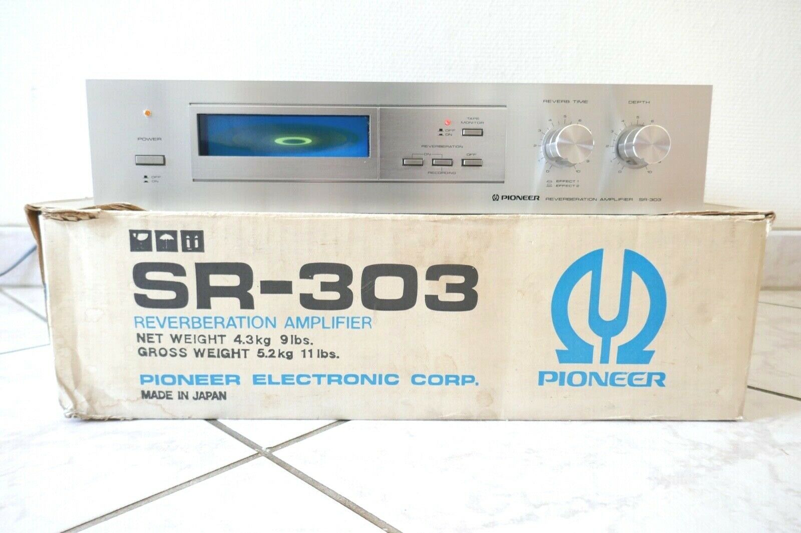 AMPLIFICATEUR PIONEER REVERBERATION AMPLIFIER SR-303 / HIFI AMPLIFIER ...