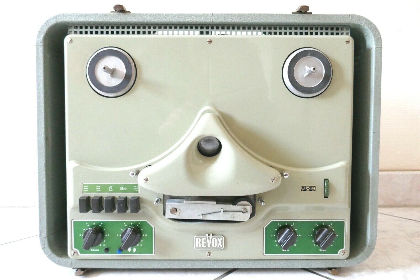 MAGNETOPHONE ENREGISTREUR LECTEUR A BANDE REVOX MODEL 36 VINTAGE REEL ...