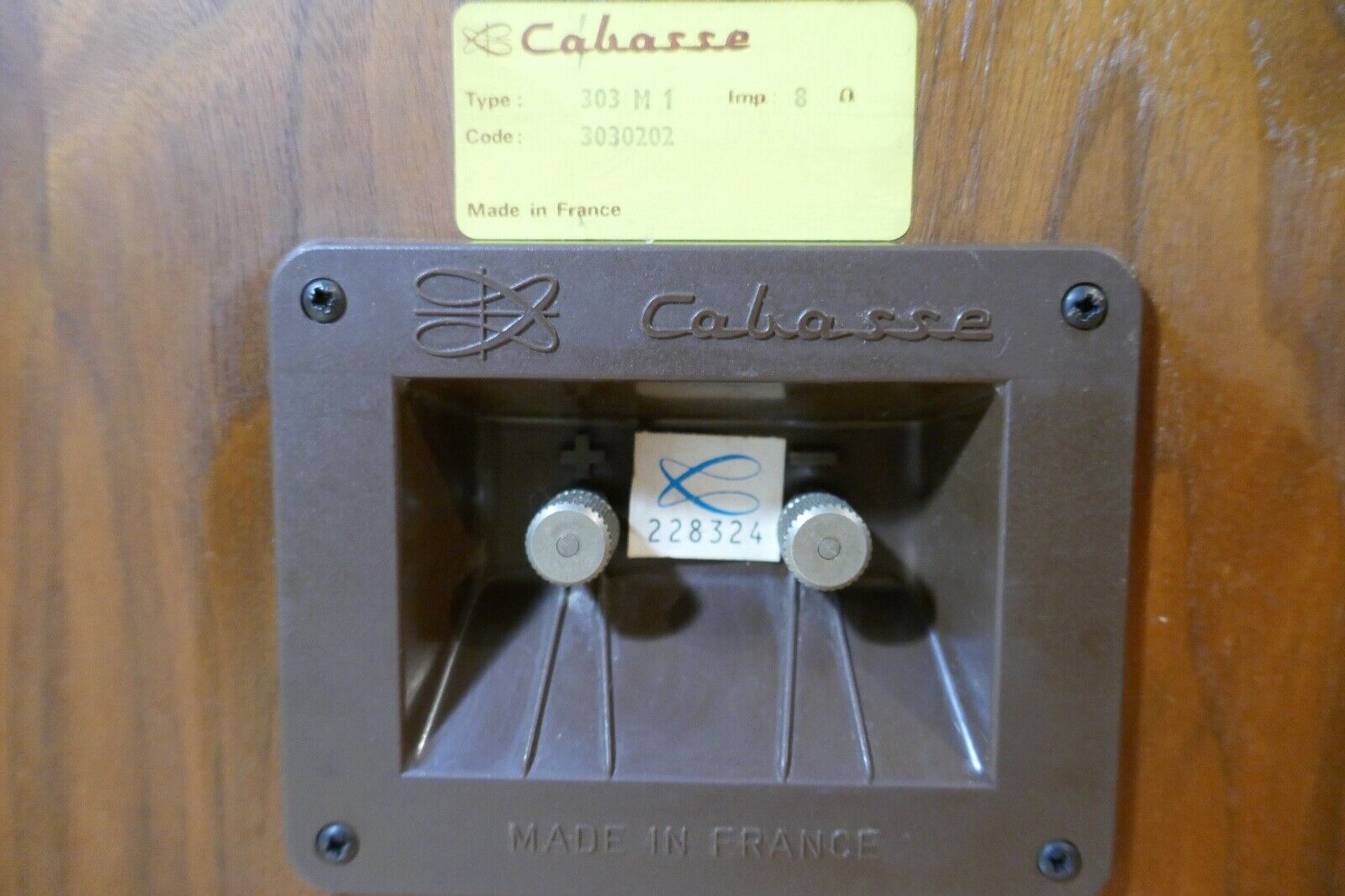 PAIRE D'ENCEINTES CABASSE SAMPAN 303 M1 / VINTAGE SPEAKERS CABASSE ...