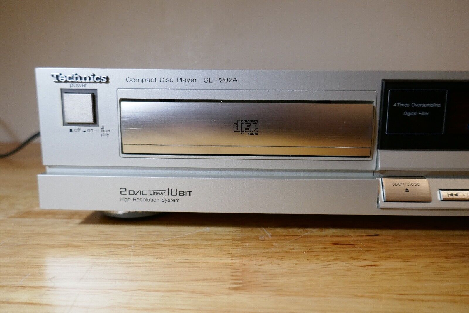 LECTEUR COMPACT DISC TECHNICS COMPACT DISC PLAYER SL-P202A / VINTAGE ... LECTEUR COMPACT DISC TECHNICS COMPACT DISC PLAYER SL-P202A / VINTAGE ...