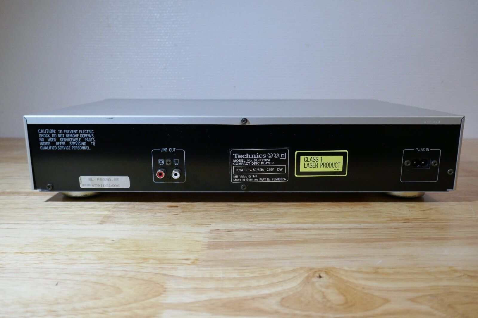 LECTEUR COMPACT DISC TECHNICS COMPACT DISC PLAYER SL-P202A / VINTAGE ... LECTEUR COMPACT DISC TECHNICS COMPACT DISC PLAYER SL-P202A / VINTAGE ...