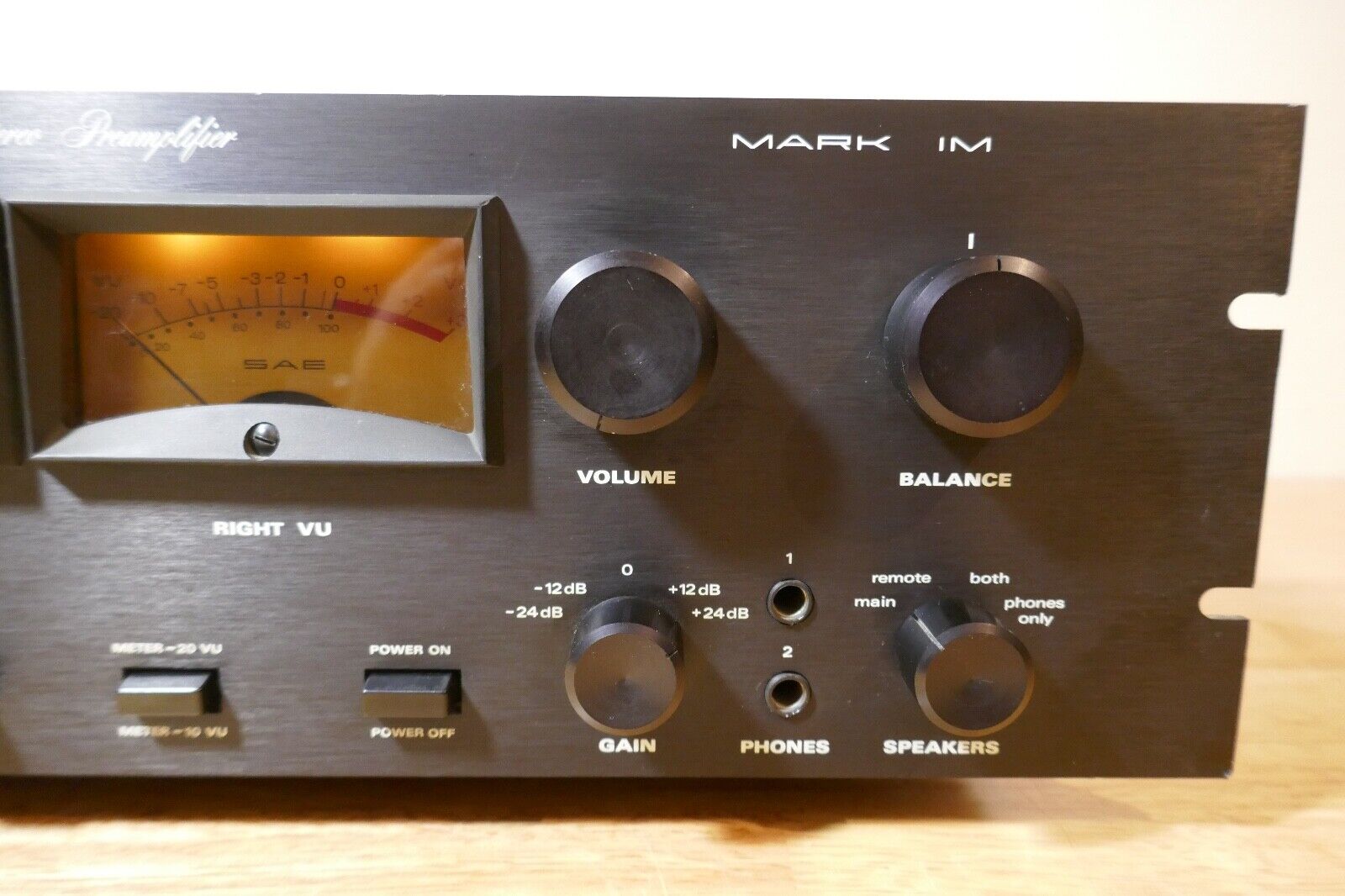 PRE AMPLIFICATEUR SCIENTIFIC AUDIO ELECTRONICS SAE MARK IM / VINTAGE ...