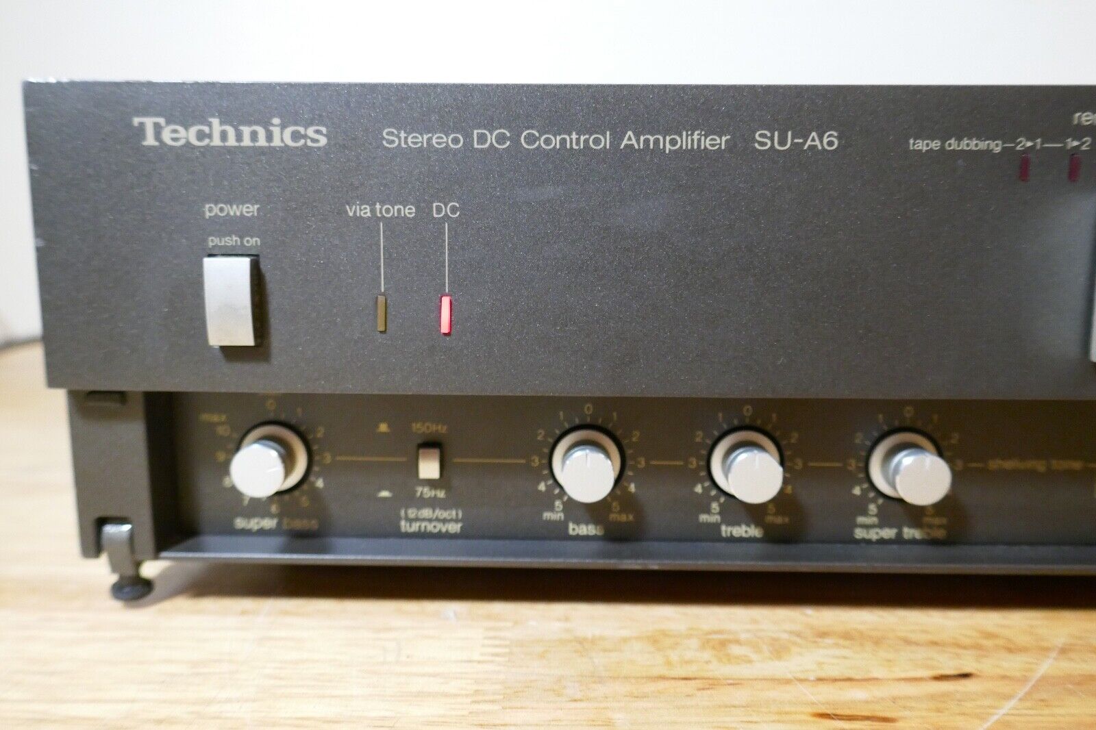 PREAMPLIFICATEUR TECHNICS STEREO DC CONTROL AMPLIFIER SU-A6 / VINTAGE ...