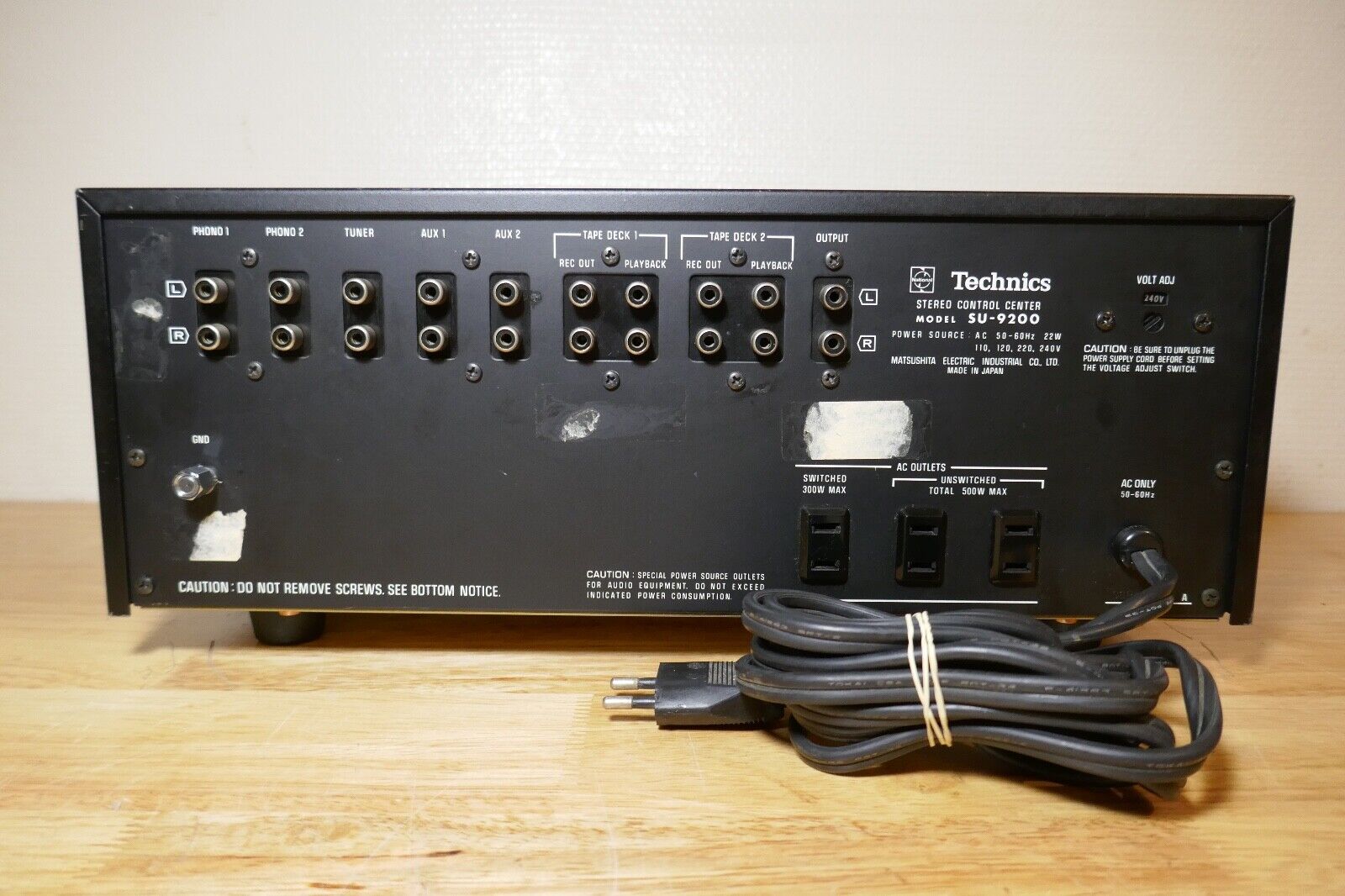 PREAMPLIFICATEUR TECHNICS STEREO CONTROL CENTER SU-9200 / VINTAGE AMPLIFIER - HIFI / SON ...