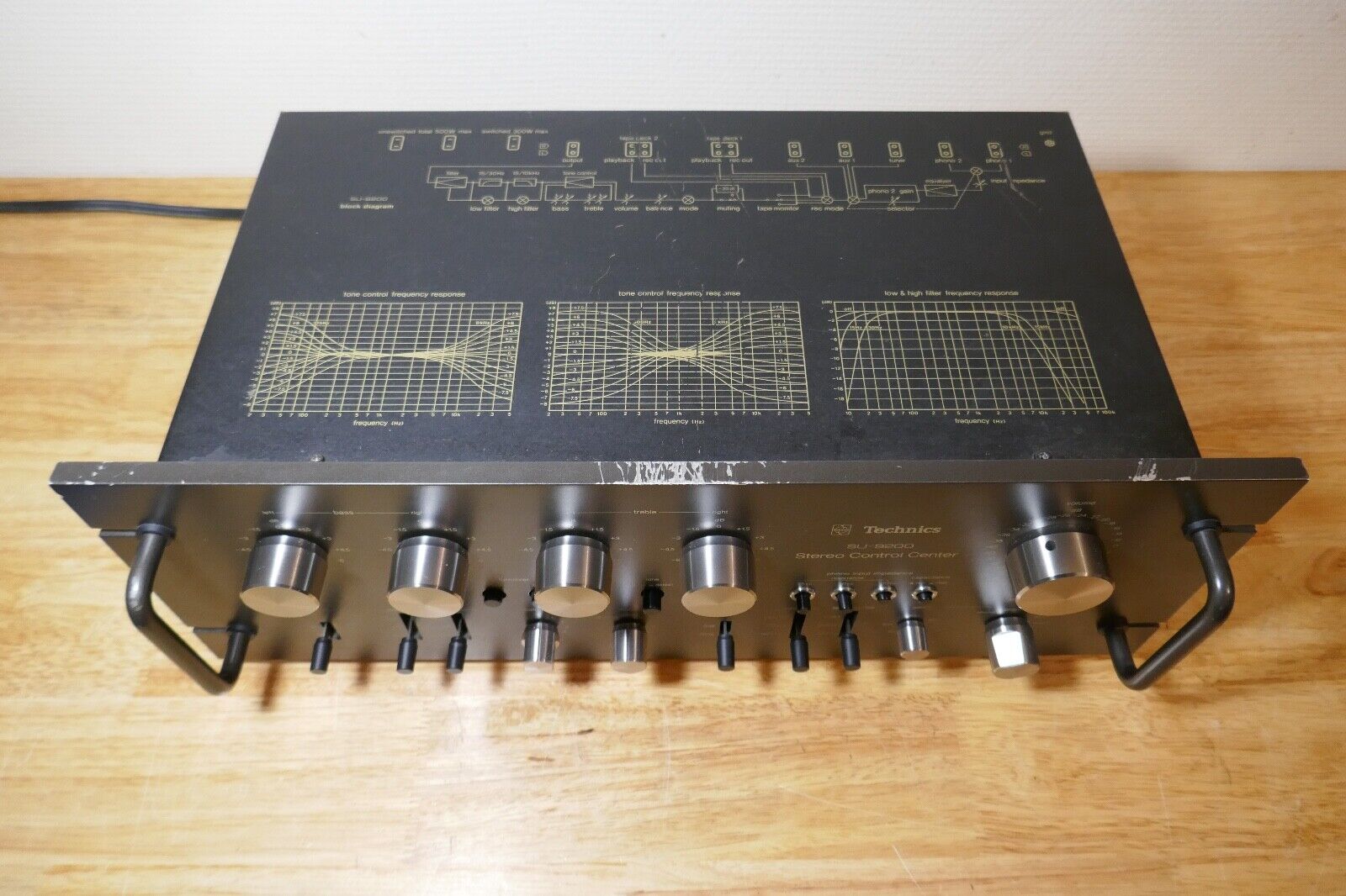 PREAMPLIFICATEUR TECHNICS STEREO CONTROL CENTER SU-9200 / VINTAGE ...