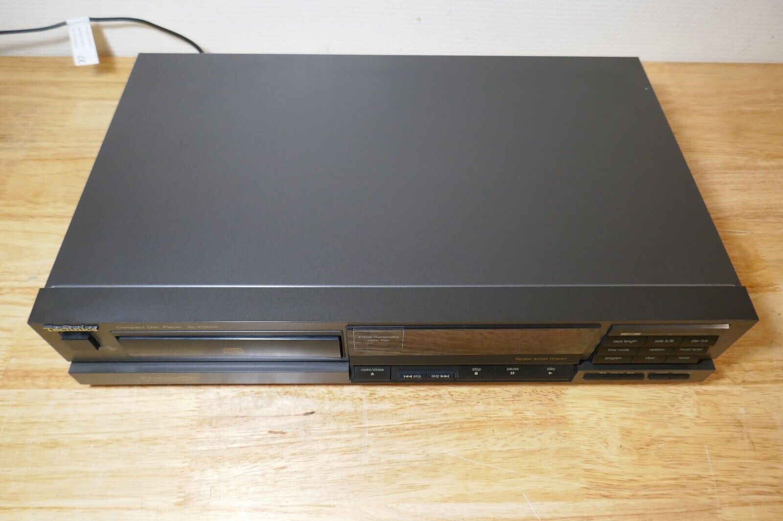 LECTEUR COMPACT DISC TECHNICS COMPACT DISC PLAYER SL-P202A / VINTAGE ... LECTEUR COMPACT DISC TECHNICS COMPACT DISC PLAYER SL-P202A / VINTAGE ...