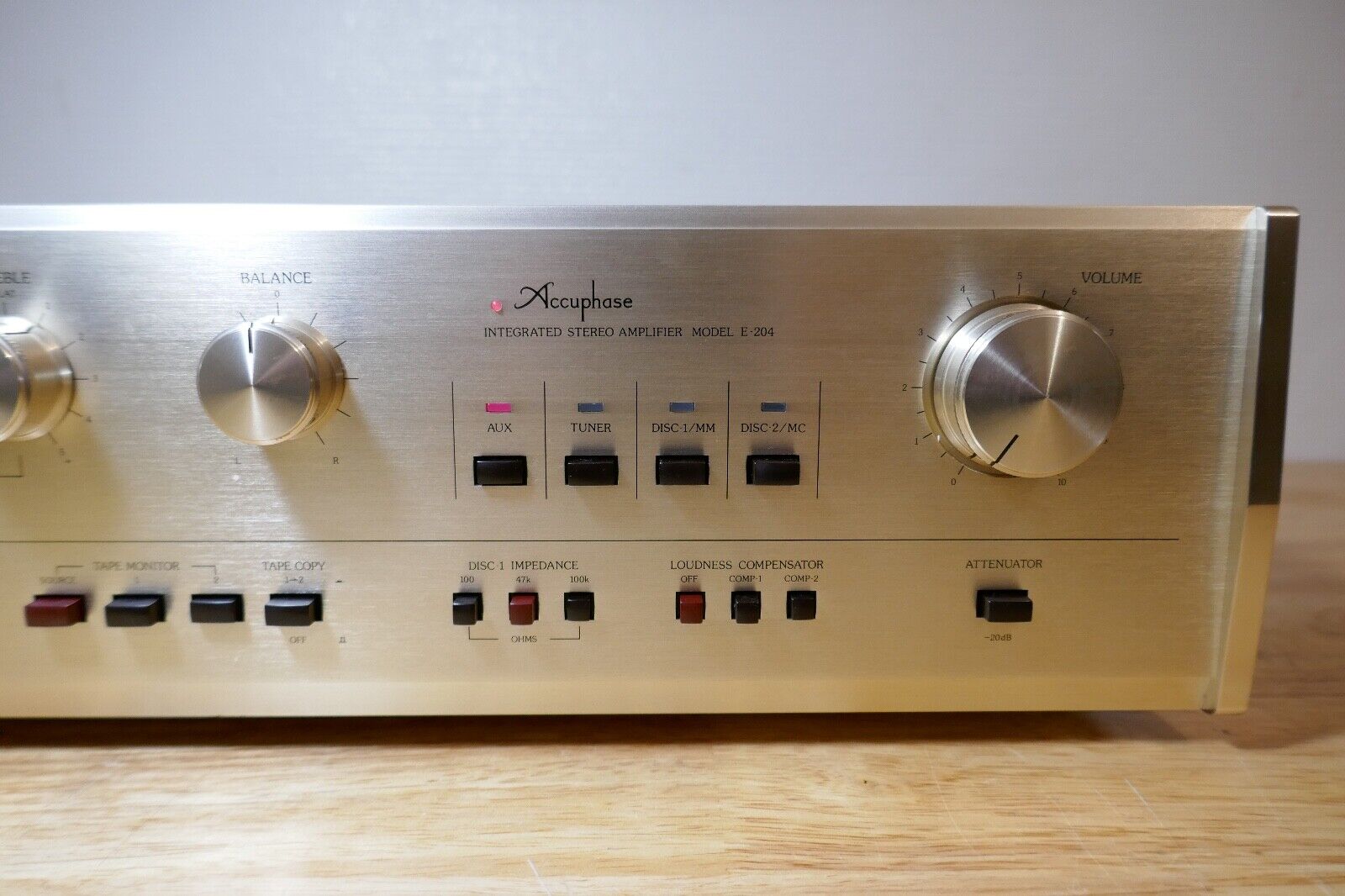 AMPLIFICATEUR ACCUPHASE INTEGRATED STEREO AMPLIFIER E-204 / VINTAGE ...