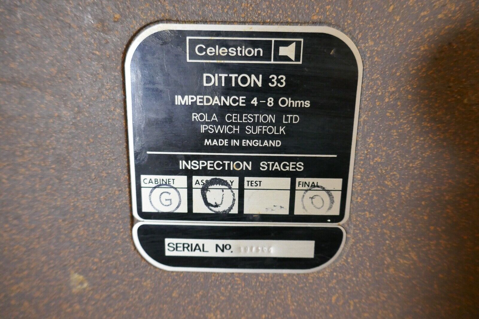 PAIRE D'ENCEINTES HAUT PARLEUR CELESTION DITTON 33 / VINTAGE SPEAKERS ...