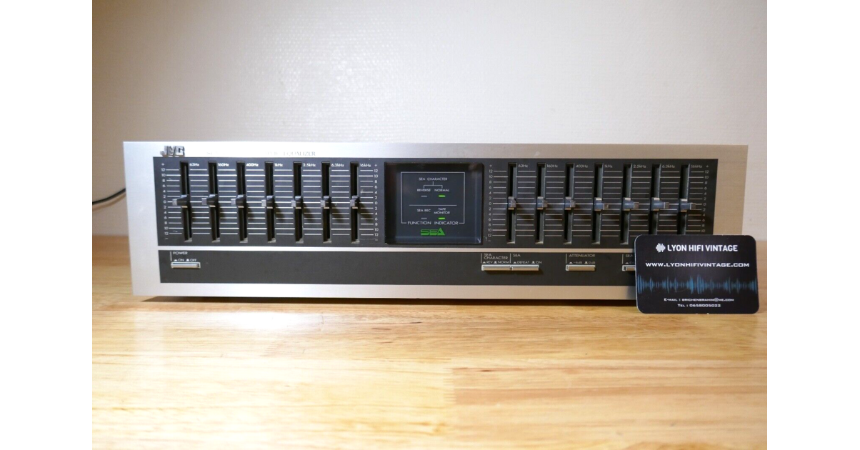 EQUALISEUR EGALISEUR JVC SEA-40 GRAPHIC EQUALIZER / VINTAGE HIFI - HIFI ...