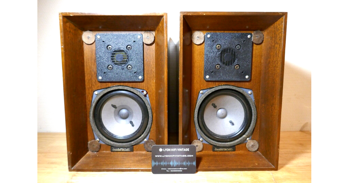 PAIRE D'ENCEINTES HAUT PARLEUR DUDOGNON ASD 12X / VINTAGE SPEAKERS ...