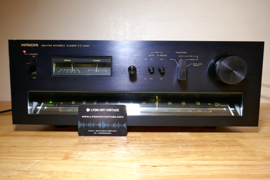TUNER RADIO HITACHI AM FM STEREO TUNER FT-440 / VINTAGE TUNER RADIO ...