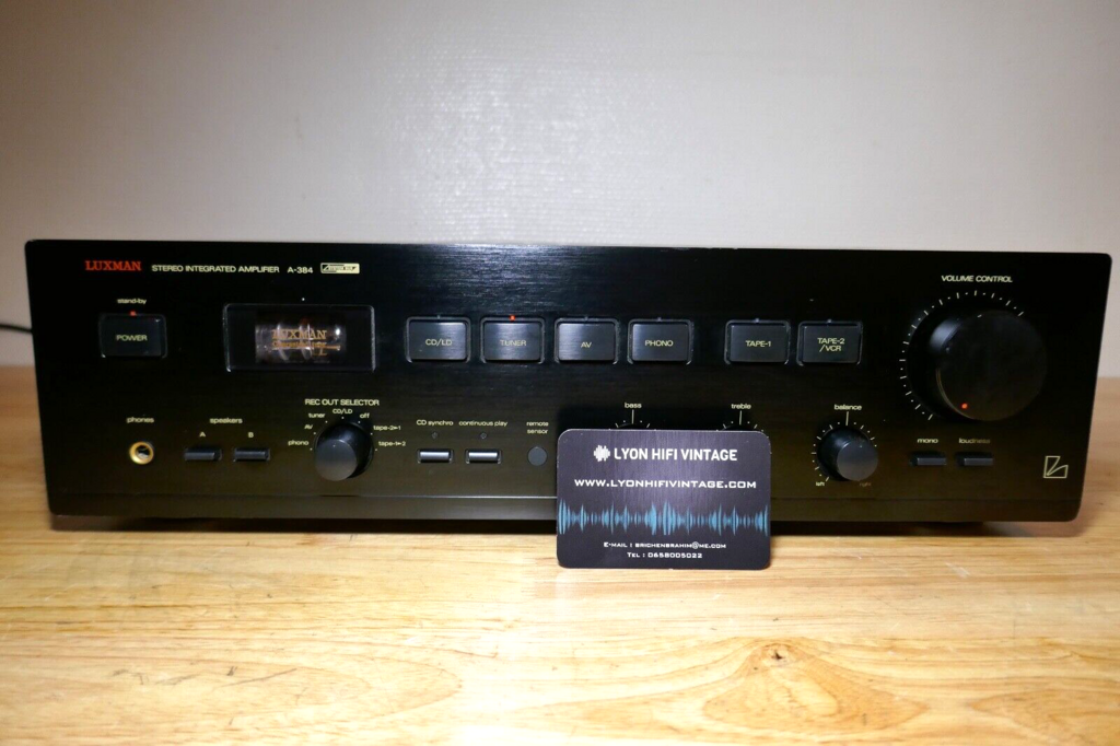 AMPLIFICATEUR STEREO INTEGRATED AMPLIFIER LUXMAN A-384 / VINTAGE ...