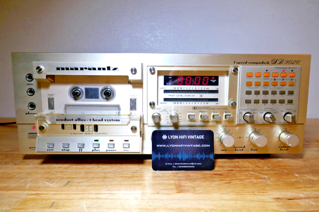 LECTEUR DE CASSETTE MARANTZ 2 SPEED COMPUDECK SD 9020 / VINTAGE TAPE DECK - HIFI / SON/LECTEUR ...