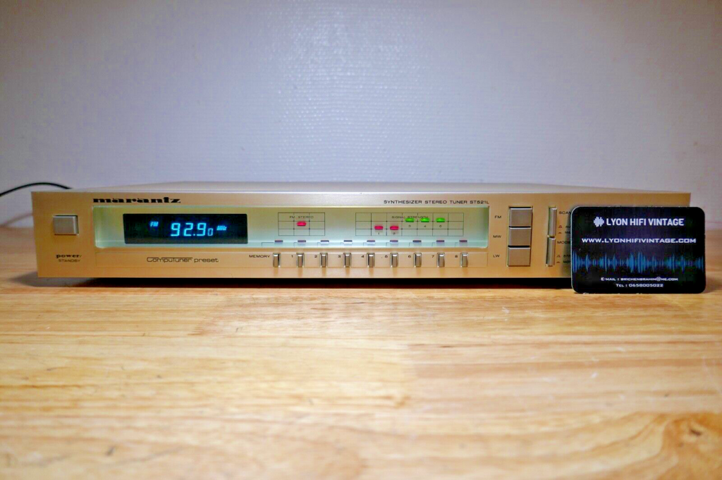TUNER RADIO MARANTZ SYNTHESIZER STEREO TUNER ST521L / VINTAGE TUNER RADIO - HIFI / SON/TUNER ...