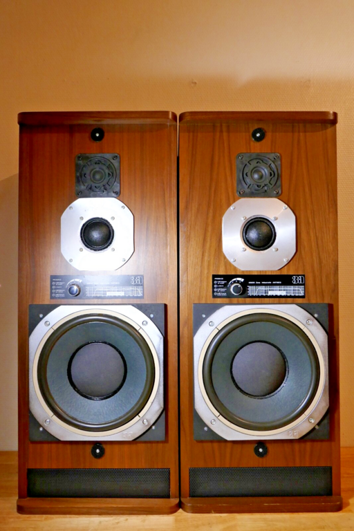 PAIRE D'ENCEINTES HAUT PARLEUR 3A ADAGIO INFINI / VINTAGE SPEAKERS ...