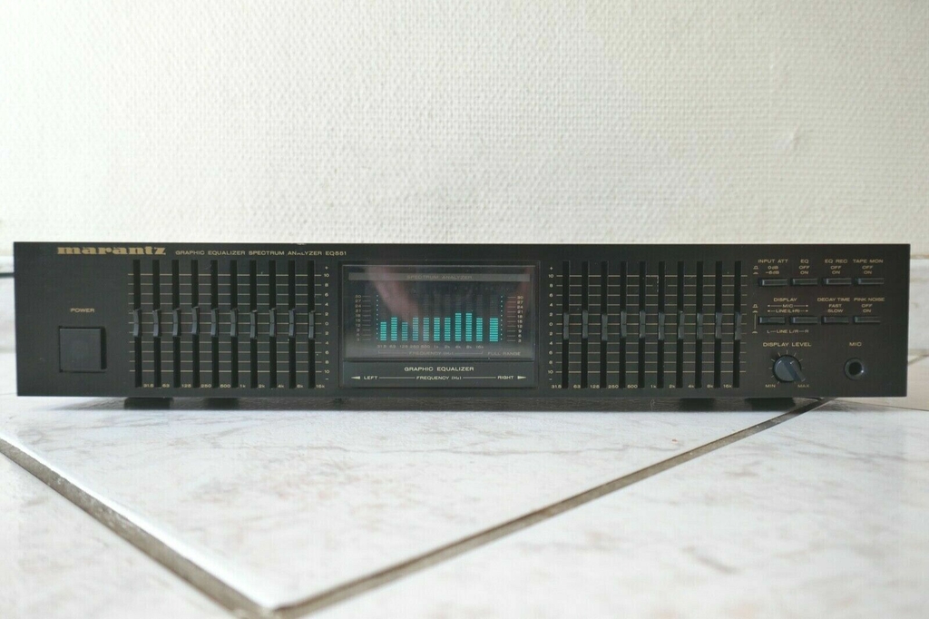 EQUALISEUR EGALISEUR MARANTZ GRAPHIC EQUALIZER SPECTRUM ANALYZER EQ551 ...