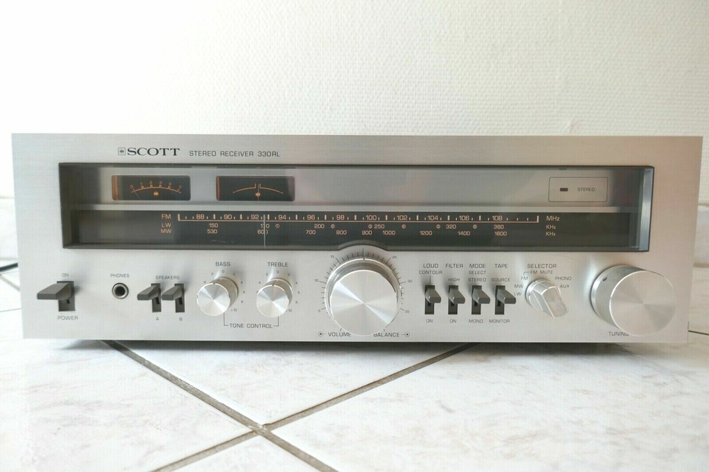 AMPLIFICATEUR SCOTT STEREO RECEIVER 330RL / VINTAGE AMPLIFIER USED ...