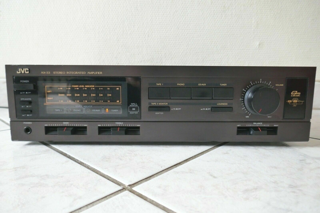 AMPLIFICATEUR JVC AX-33 STEREO INTEGRATED AMPLIFIER / VINTAGE AMPLIFIER ...