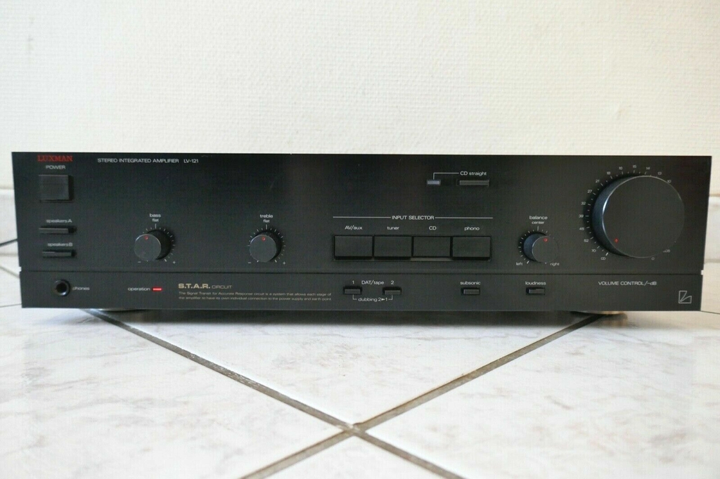 AMPLIFICATEUR LUXMAN STEREO INTEGRATED AMPLIFIER LV-121 / VINTAGE AMPLIFIER - HIFI / SON ...