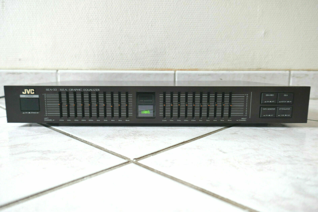 EQUALISEUR EGALISEUR JVC GRAPHIC EQUALIZER SEA-33 / VINTAGE EQUALIZER ...