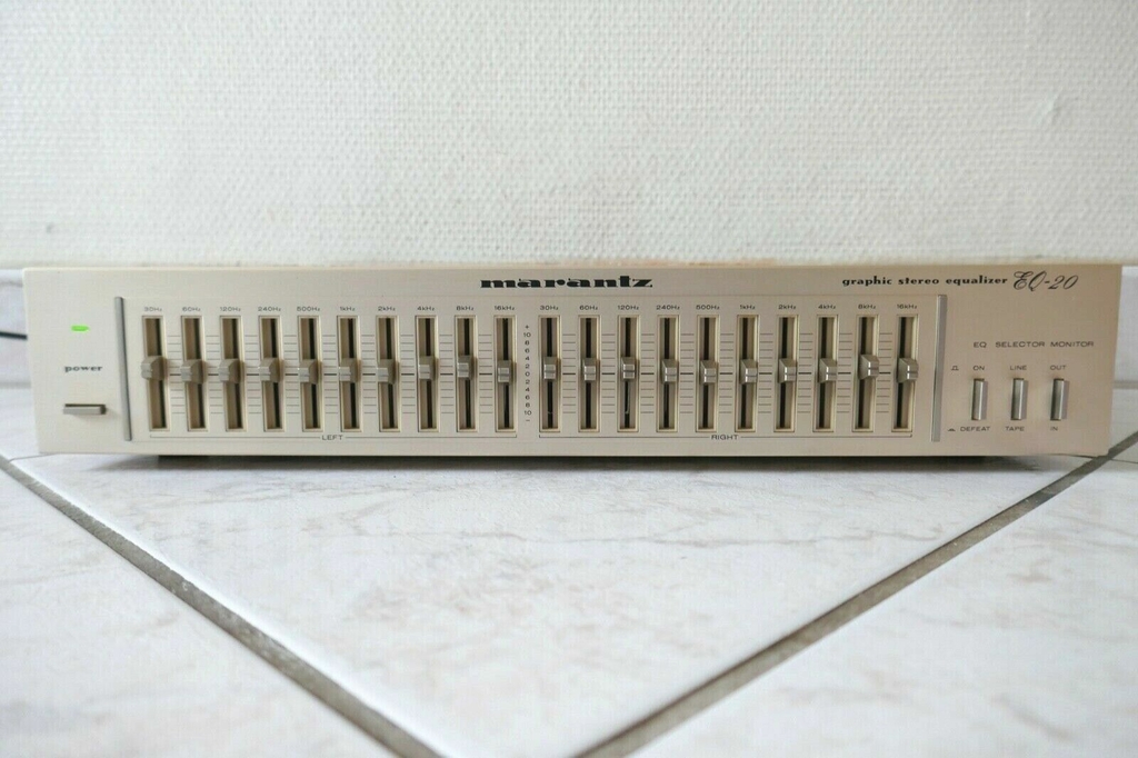 EQUALISEUR EGALISEUR MARANTZ GRAPHIC STEREO EQUALIZER EQ-20 / VINTAGE ...