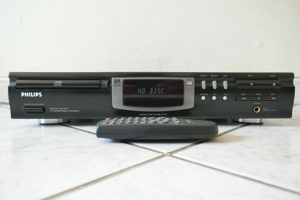 LECTEUR COMPACT DISC PHILIPS COMPACT DISC PLAYER CD 723 / VINTAGE HIFI ...