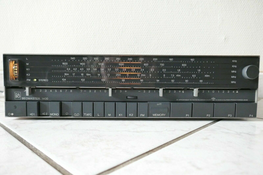 AMPLIFICATEUR TUNER BANG & OLUFSEN BEOMASTER 1400 / VINTAGE B&O ...