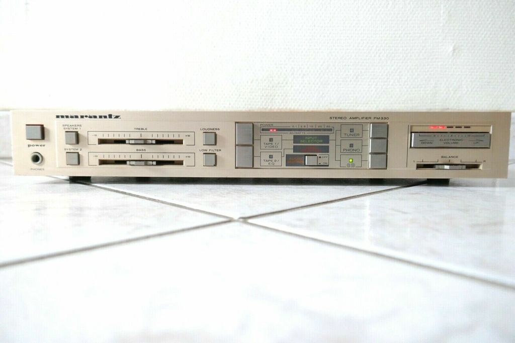AMPLIFICATEUR MARANTZ STEREO AMPLIFIER PM330 / VINTAGE AMPLIFIER - HIFI ...