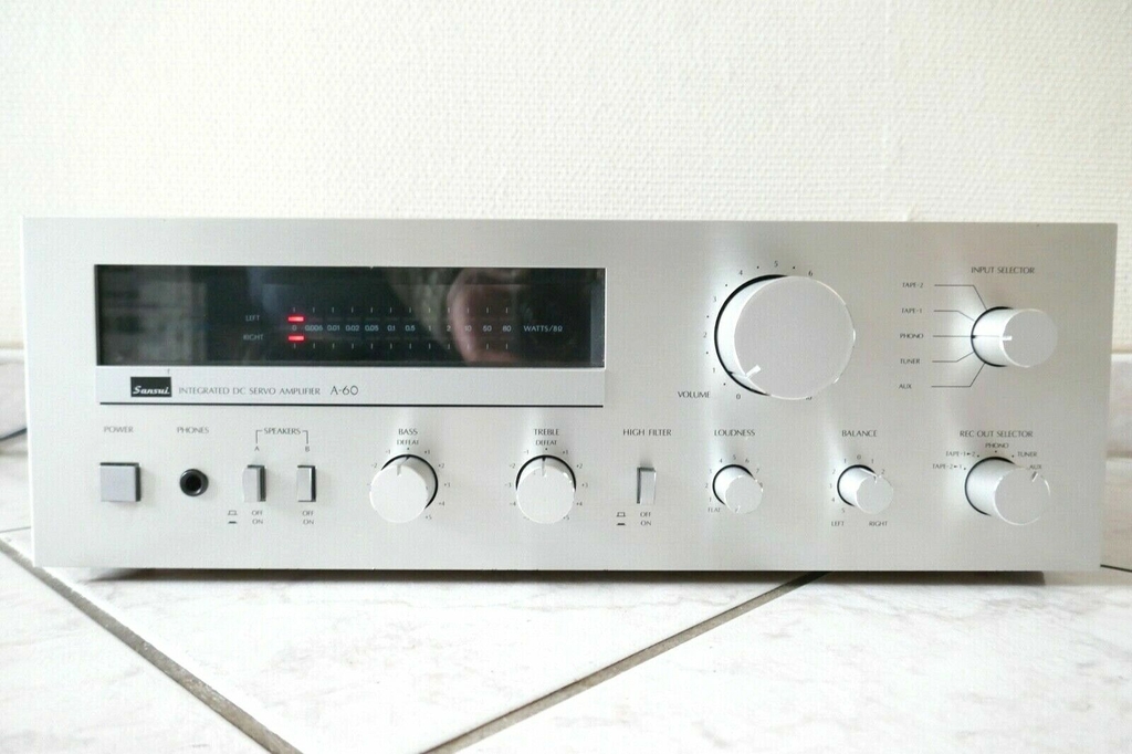 AMPLIFICATEUR SANSUI INTEGRATED DC SERVO AMPLIFIER A-60 VINTAGE SANSUI ...