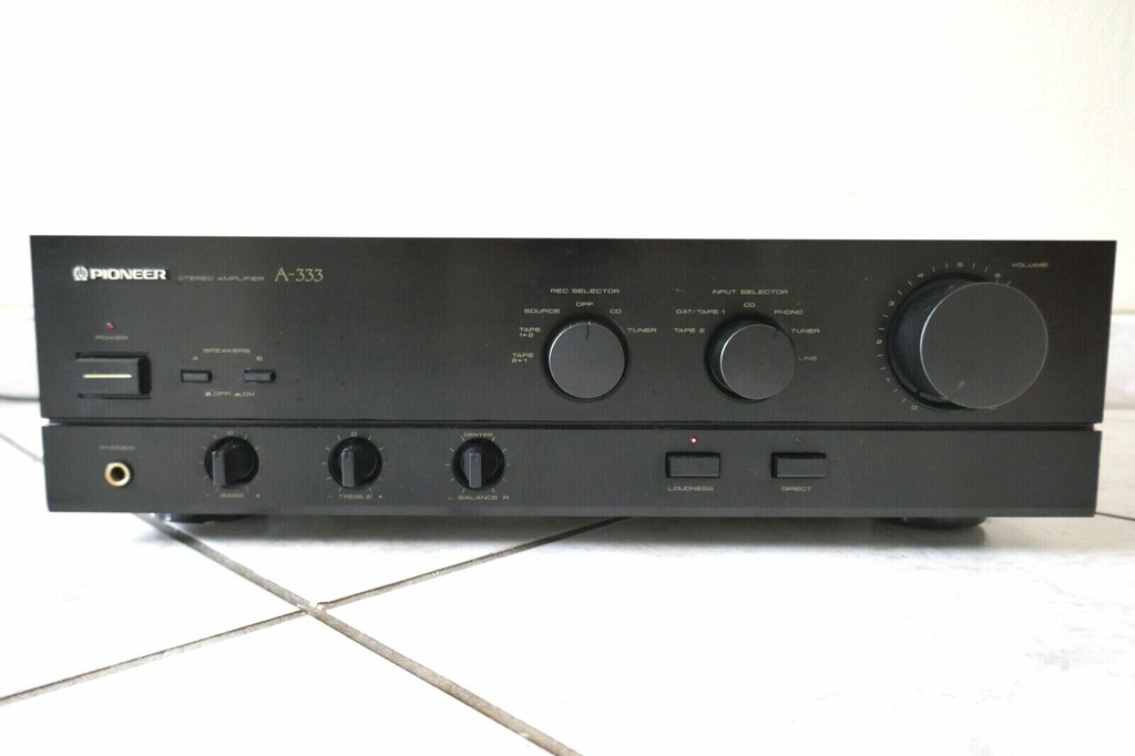 AMPLIFICATEUR PIONEER STEREO AMPLIFIER A-333 / HIFI AMPLIFIER VINTAGE ...