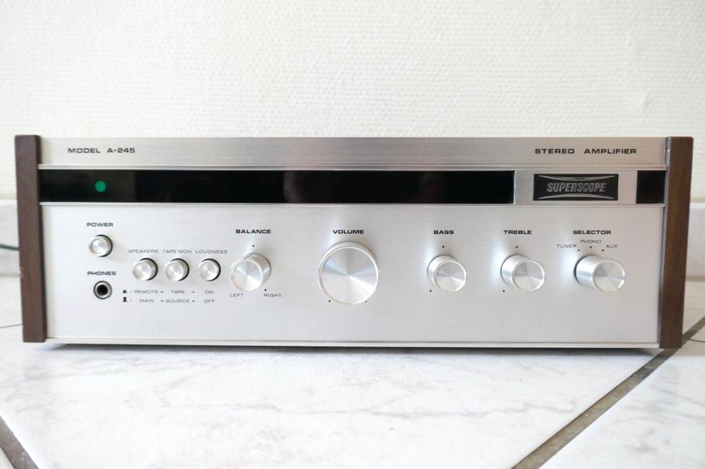 AMPLIFICATEUR SUPERSCOPE MODEL A-245 / AMPLIFIER HIFI VINTAGE - HIFI ...