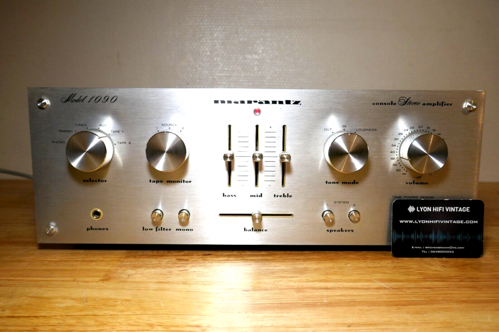 AMPLIFICATEUR MARANTZ CONSOLE STEREO AMPLIFIER MODEL 1090 HIFI ...