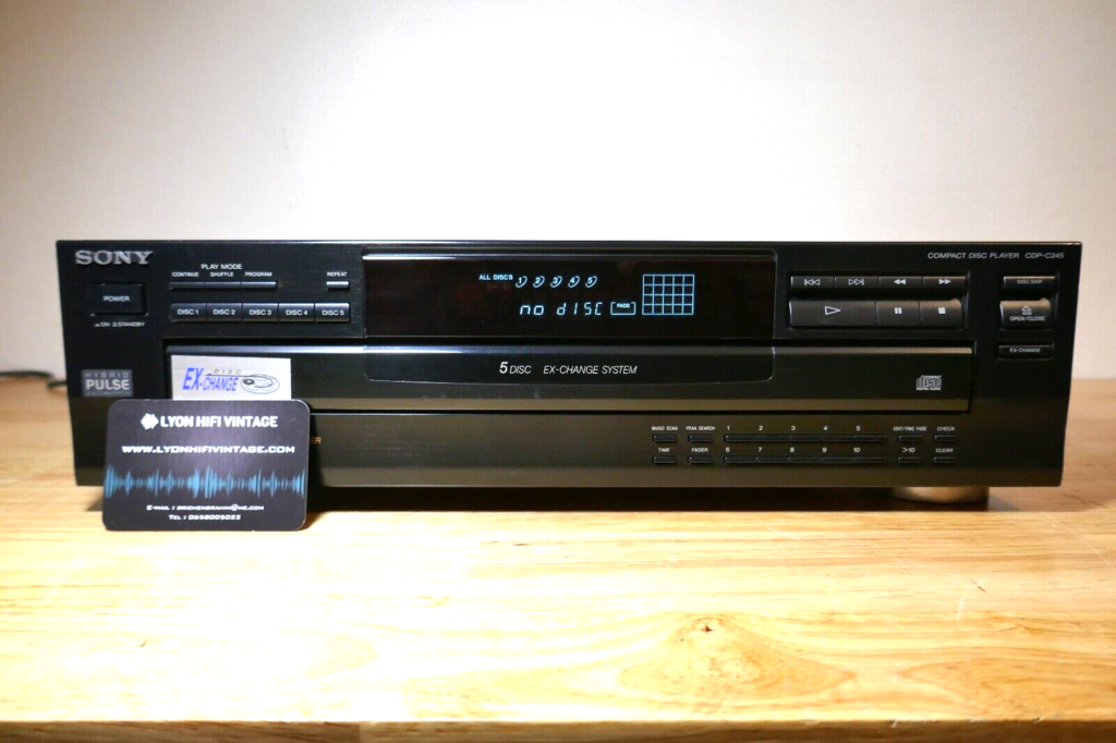 LECTEUR COMPACT DISC SONY COMPACT DISC PLAYER CDP-C245 / VINTAGE HIFI ...