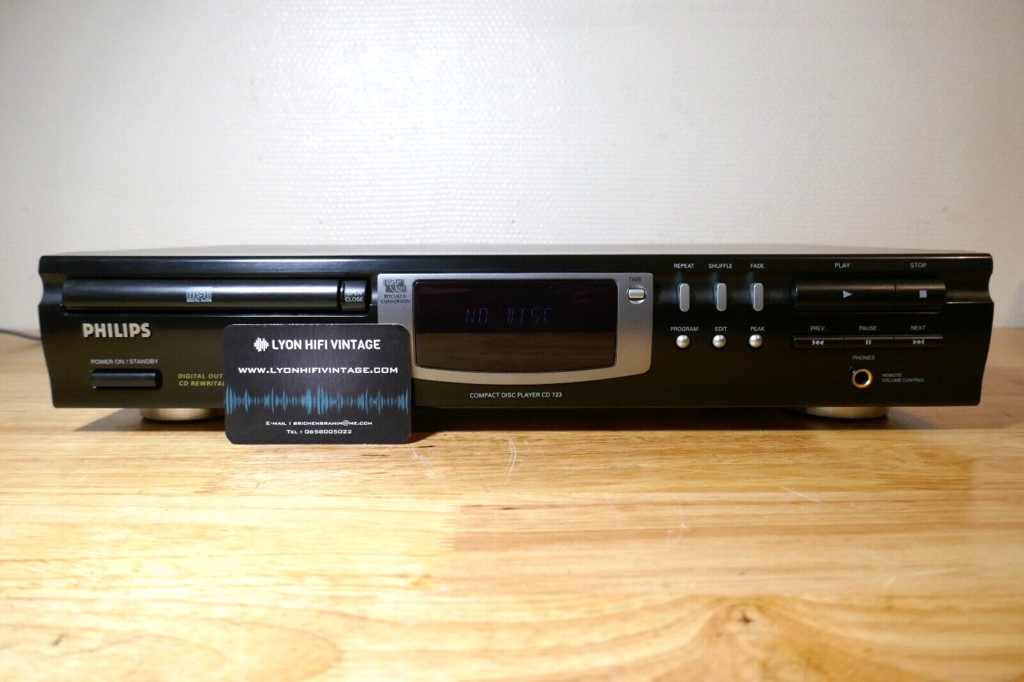LECTEUR COMPACT DISC PHILIPS COMPACT DISC PLAYER CD723 / VINTAGE HIFI ...
