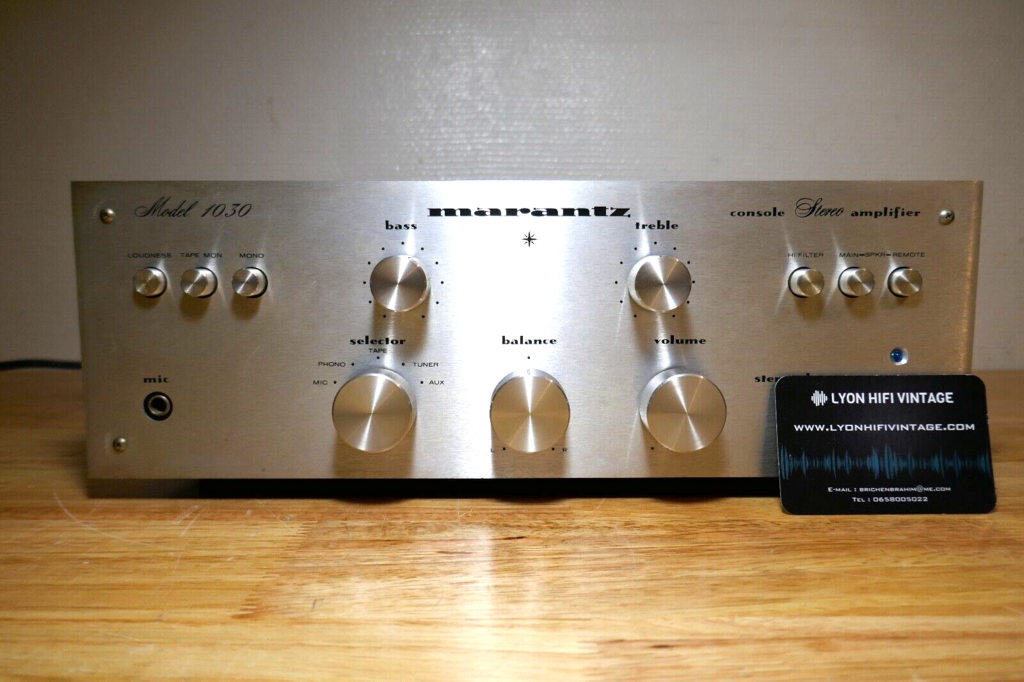 AMPLIFICATEUR MARANTZ CONSOLE STEREO AMPLIFIER 1030 / HIFI AMPLIFIER ...