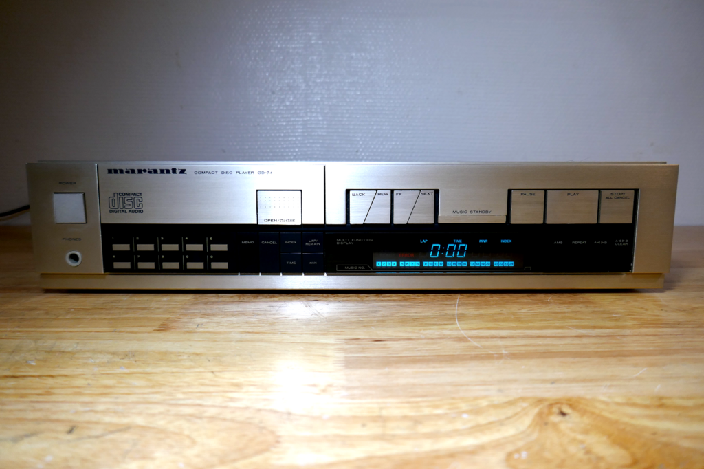 LECTEUR MARANTZ COMPACT DISC PLAYER CD-74 VINTAGE COMPACT DISC PLAYER ...